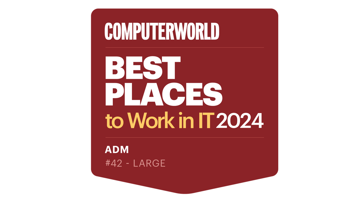 Computerworld names ADM to 2024 List of Best Places to Work in IT | ADM